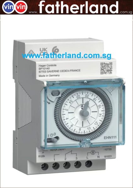 HAGER EH111 TIMER C/W POWER REVERSE - www.fatherland.com.sg