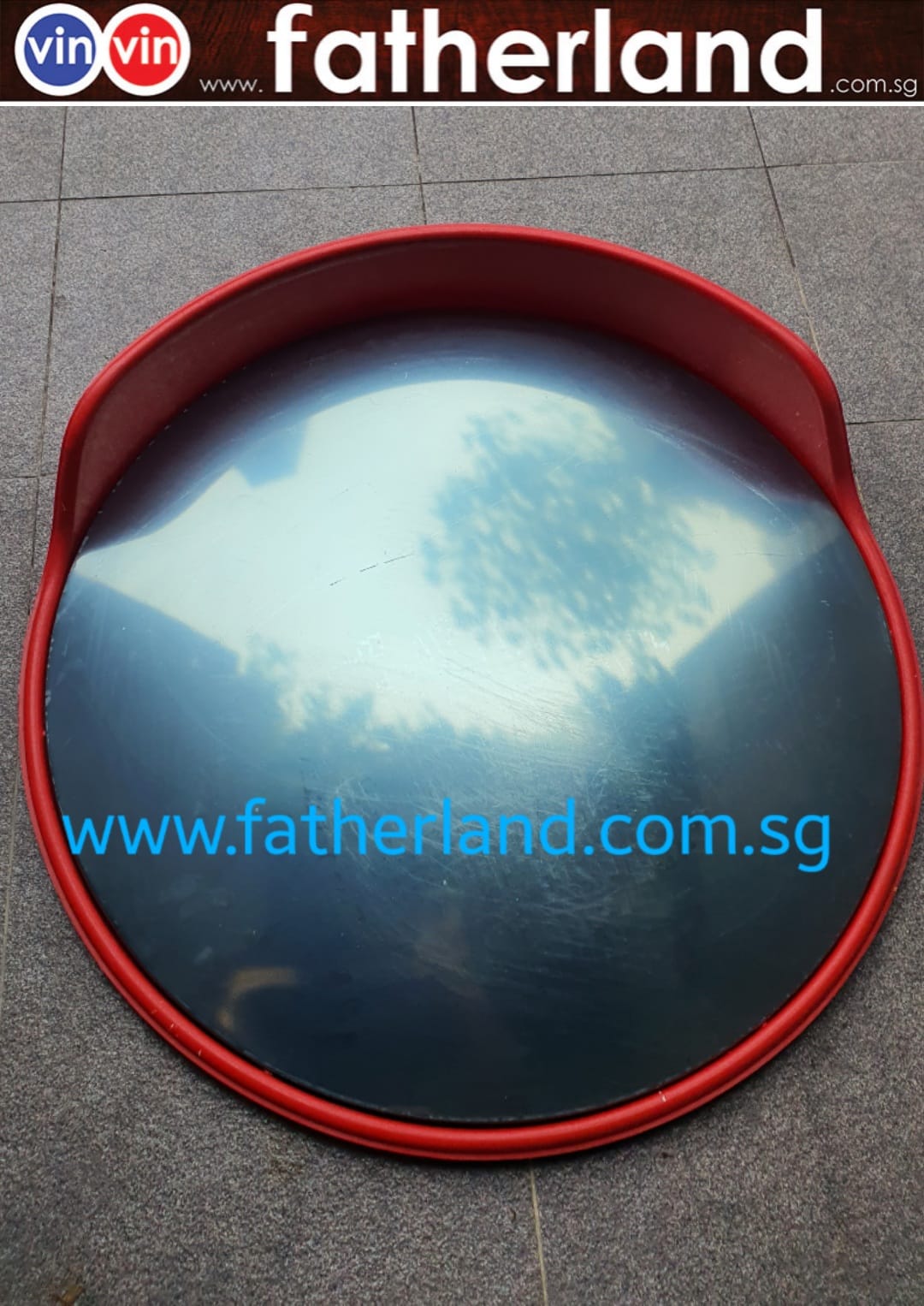 CONVEX MIRROR OUTDOOR C/W BRACKET 800mm WITH POLE - www.fatherland.com.sg