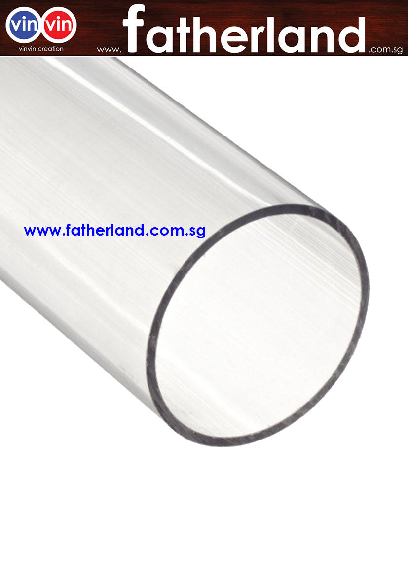 Clear Acrylic Extruded Tube150 mm X ID : 140 mm X 5 mmthk X 2000 mm ...