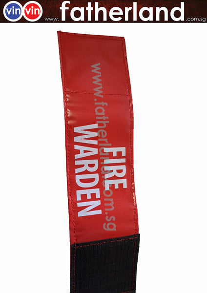 Armband - Warden with Yellow Reflective - www.fatherland.com.sg