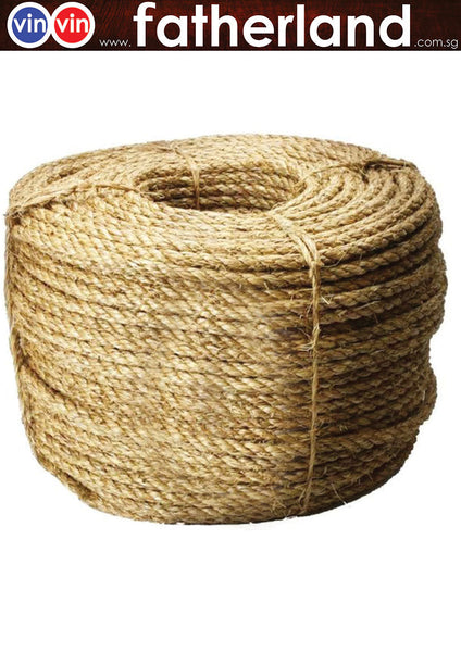 Manila rope 12mm x 600ft - www.fatherland.com.sg