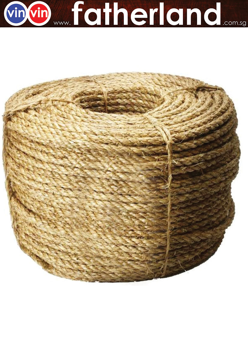 Manila rope 14mm x 600ft - www.fatherland.com.sg