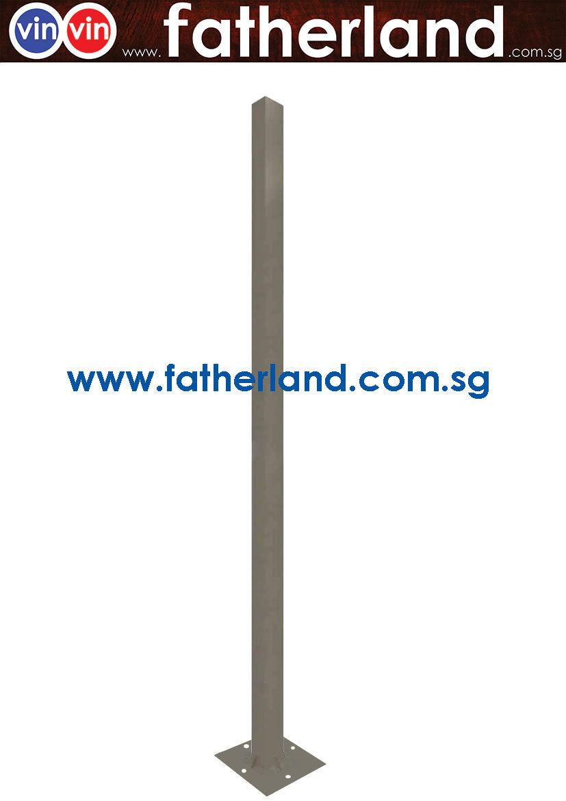 Galvanized Paint Steel Signage Pole - www.fatherland.com.sg