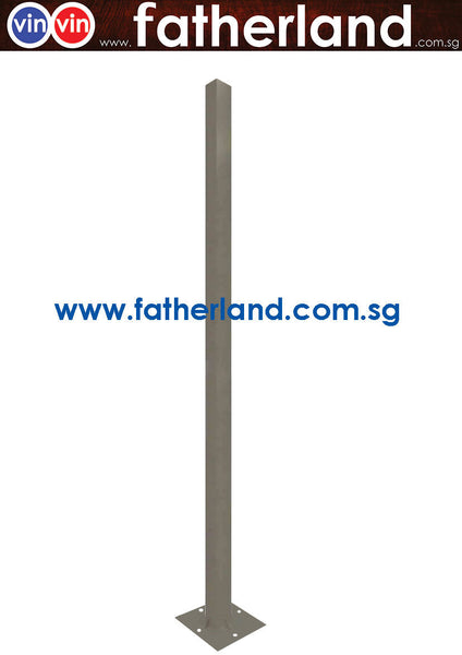 Galvanized Paint Steel Signage Pole - www.fatherland.com.sg