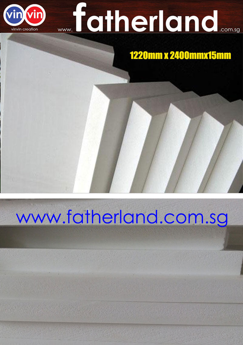 PVC HIGH DENSITY 15MM SHEET - www.fatherland.com.sg