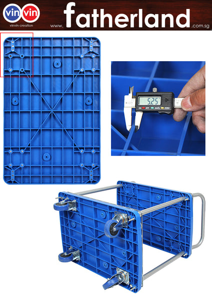 VINVIN 2TIER NET TROLLEY 600X900MM (300KG ) - www.fatherland.com.sg