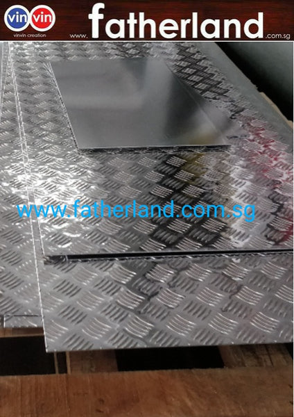 ALUMINIUM CHECKER PLATE 16FT X 50MM X 3MM THK FOR ROAD HUMP USE - www ...