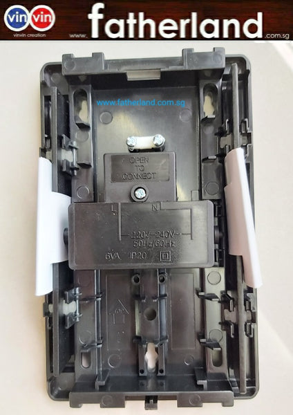 SCHNEIDER 99AC220 Snowdrop Mechanical Ding Dong Door Bell ( M-2 series ...