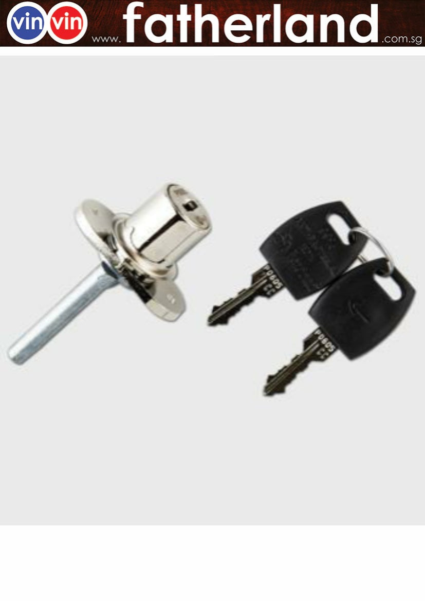 CYBER DESK LOCK NO:603 19 MM SET ( FRONT ) - www.fatherland.com.sg