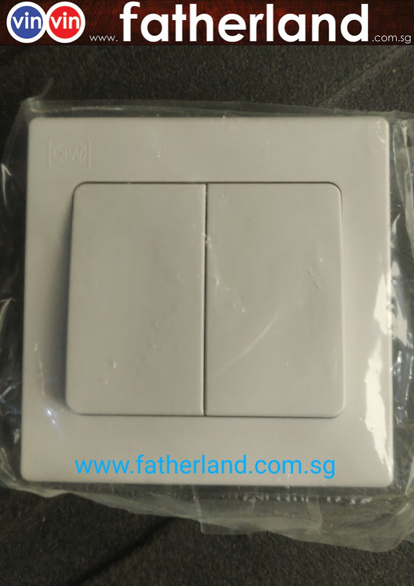 MK Avant 2gang 2 Way switch - www.fatherland.com.sg