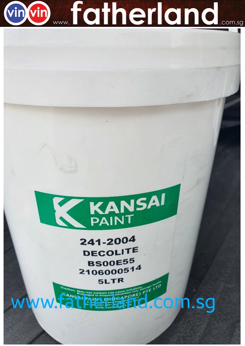 KANSAI PAINT DECOLITE BS 00E55 20LITRE - www.fatherland.com.sg