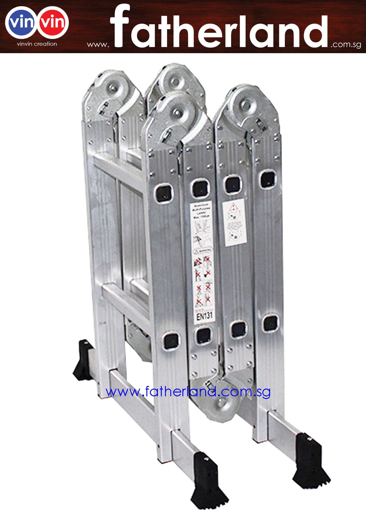 ADJUSTABLE MULTI-PURPOSE LADDER - www.fatherland.com.sg