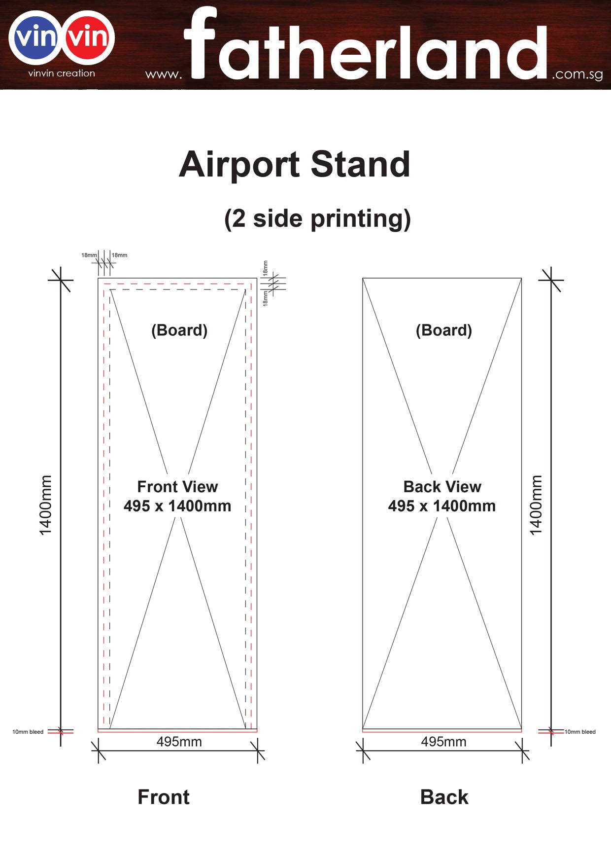 Airport Stand ( vinvin creation series ) - www.fatherland.com.sg