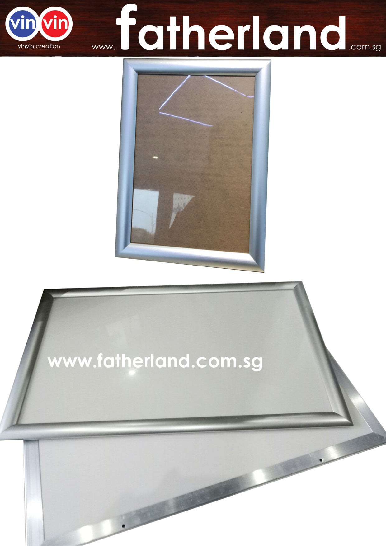 ALUMINIUM SNAP FRAME A2 ( TEXTURE TX SERIES ) - www.fatherland.com.sg