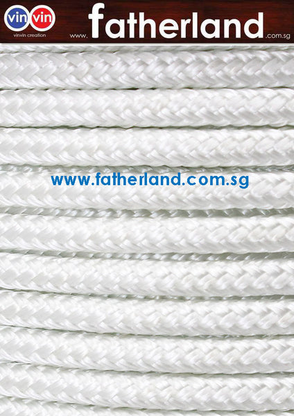 8mm Dia 16 strands PP Multi Braided rope 100mtr - www.fatherland.com.sg