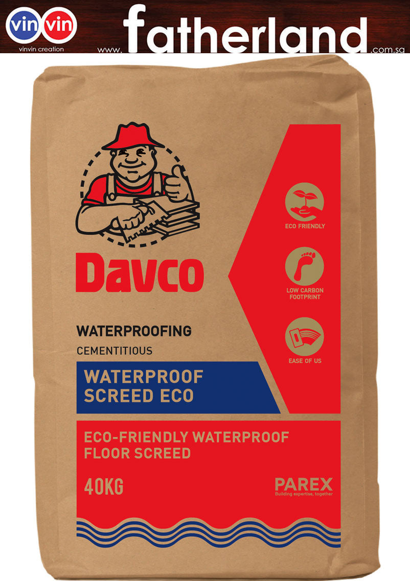 WATERPROOF SCREED ECO – DAVCO - www.fatherland.com.sg