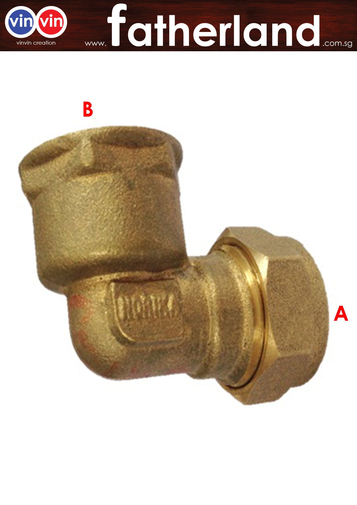 COPPER PIPE FI ELBOW COMPRESSION SERIES CXFI - www.fatherland.com.sg