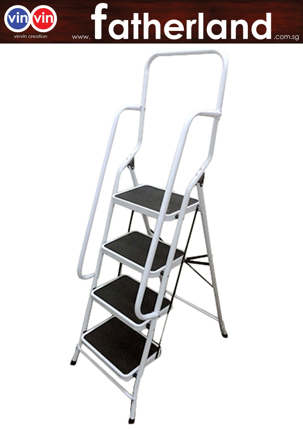 Household Steel Ladder - GAP Ladder With Handrail 4 Steps - www ...