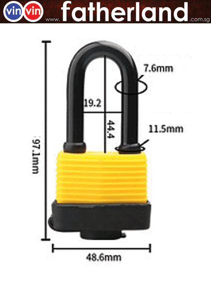 Heavy Duty Outdoor Anti Rust and Weatherproof Padlock Series 3 - www ...