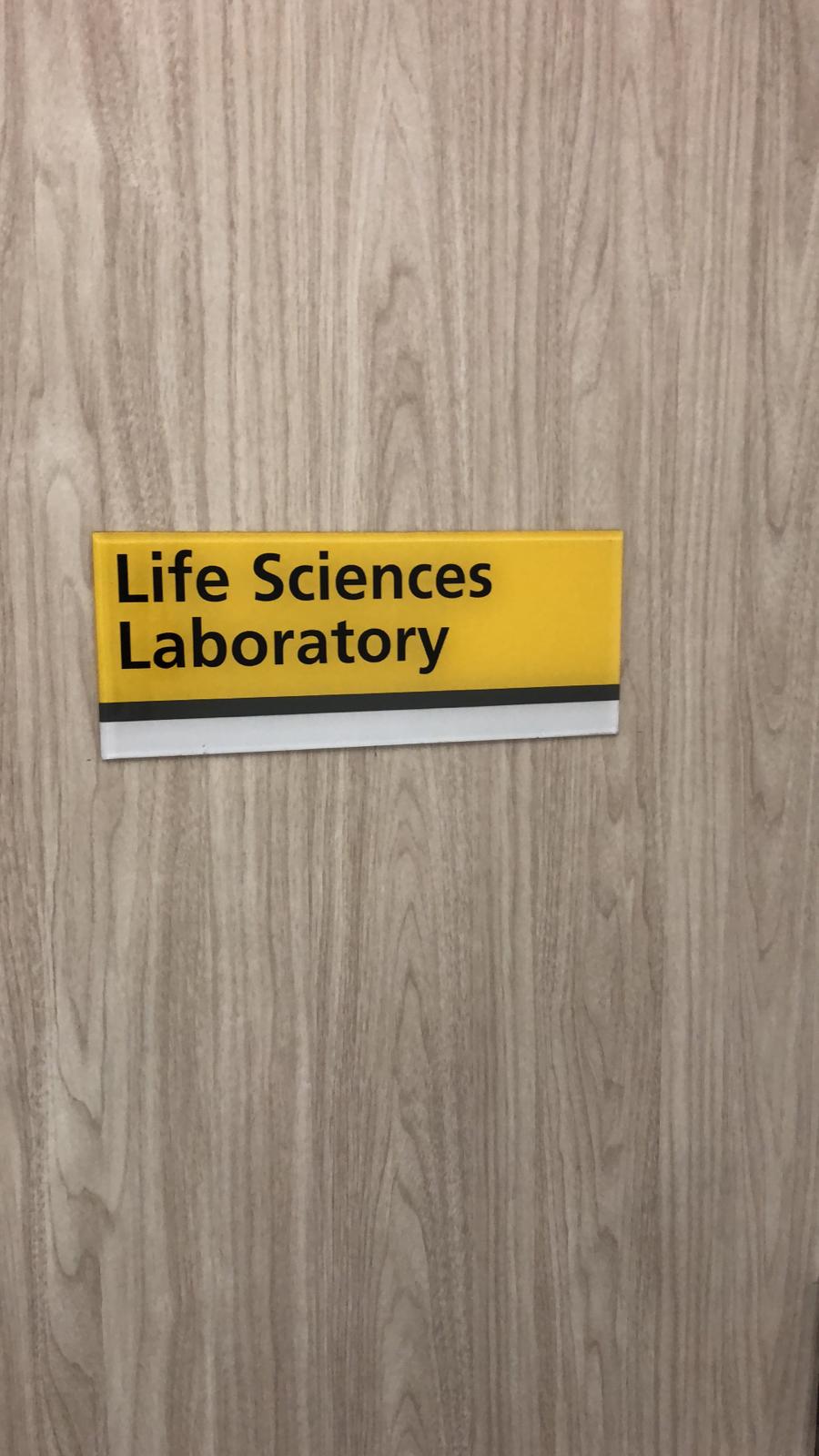 LIFE SCIENCE LABORATORY SIGNAGE - www.fatherland.com.sg