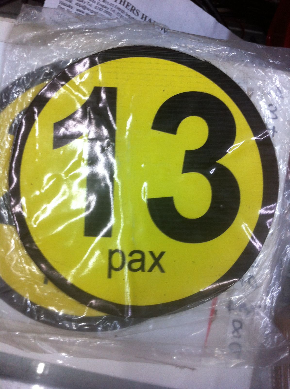 PAX sticker for commercial vehicles. MAXIMUM PASSENGER CAPACITY - www ...