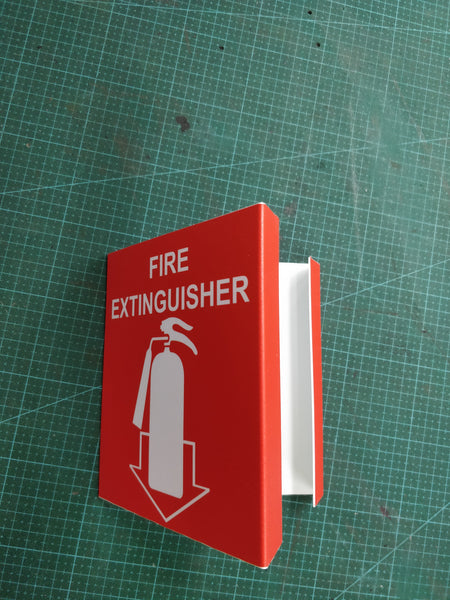 PVC FIRE EXTINGUISHER TRIANGLE SIGNAGE ARROW DOWN - www.fatherland.com.sg