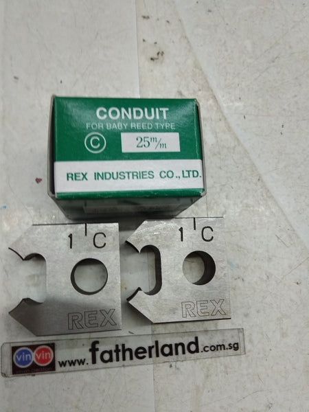 REX 1" PIPE DIES (CONDUIT) - www.fatherland.com.sg