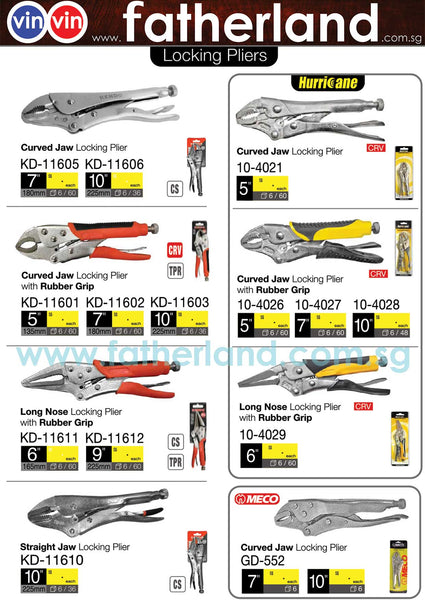 Locking Pliers - www.fatherland.com.sg