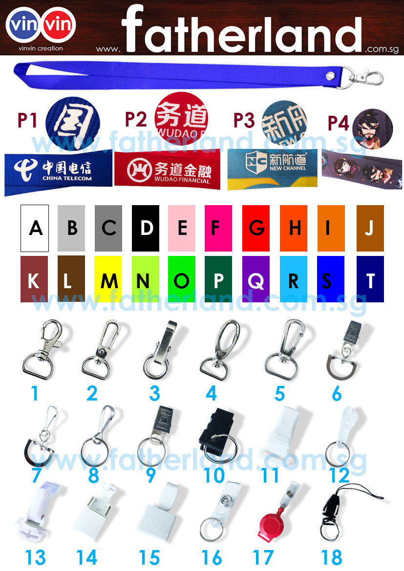 LANYARD PRINTING - www.fatherland.com.sg