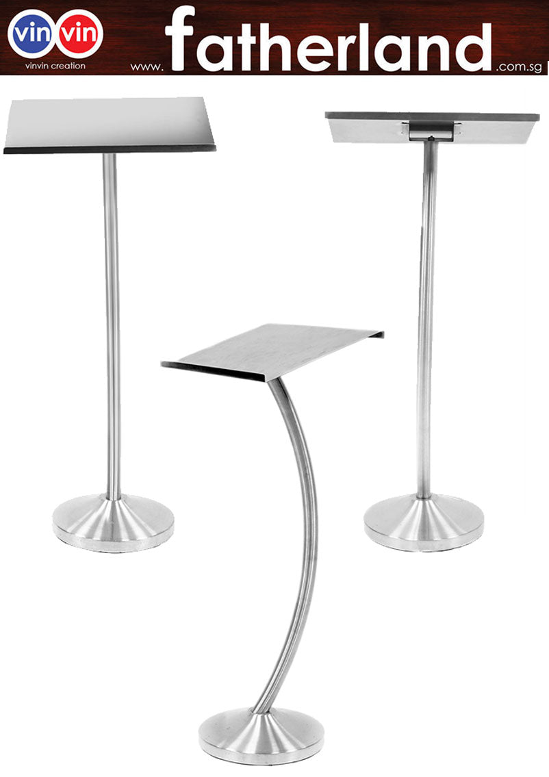 Menu Stand (Silver) - www.fatherland.com.sg