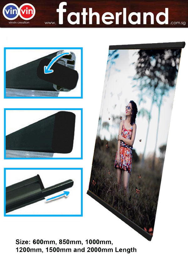 PROFILE POLE– BLACK - www.fatherland.com.sg