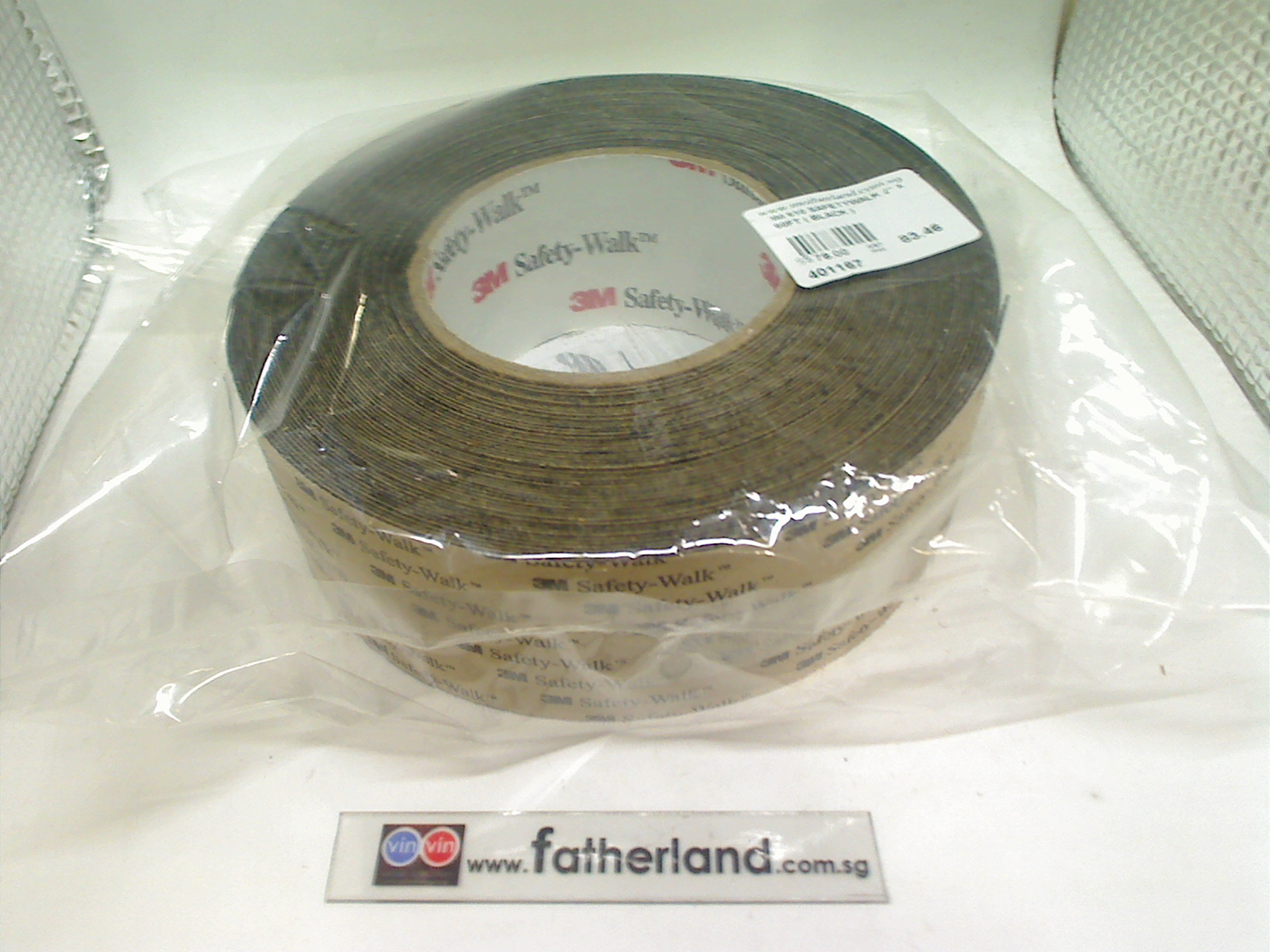 3M SAFETY-WALK GENERAL PURPOSE TREAD (610/BLACK) 2”x 60ft - www.fatherland.com.sg