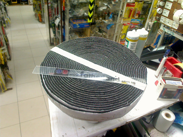 SPONGE TAPE ( W ) 25MM X 12 MM X L ( 1 M ) ( THK ) - www.fatherland.com.sg