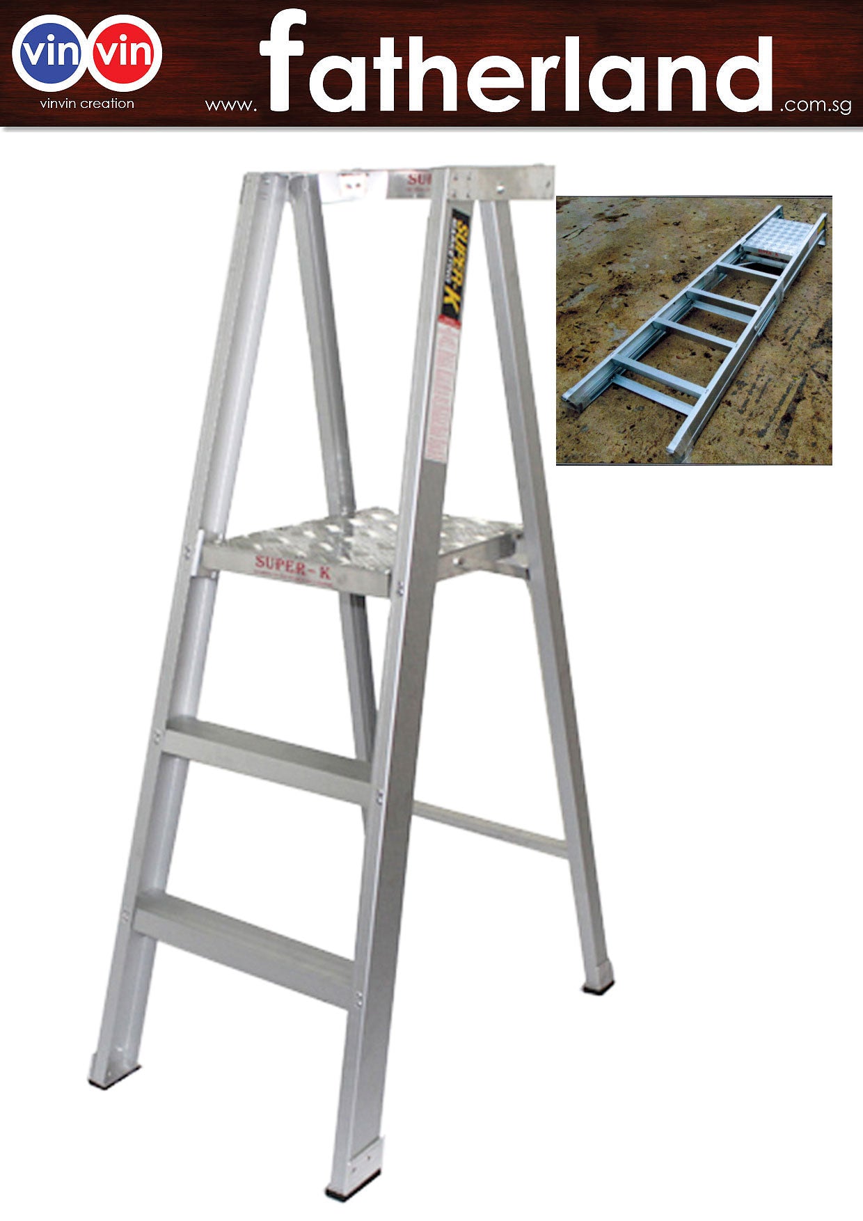 ALUMINIUM PLATFORM LADDER - www.fatherland.com.sg