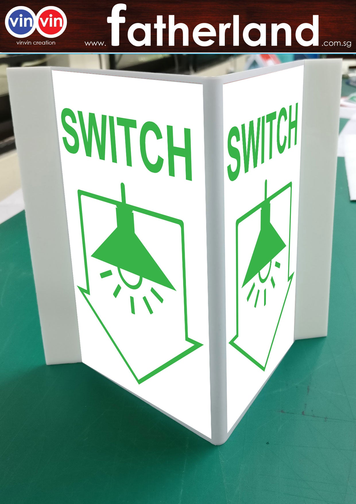 SWITCH TRIANGLE SIGN ARROW - www.fatherland.com.sg