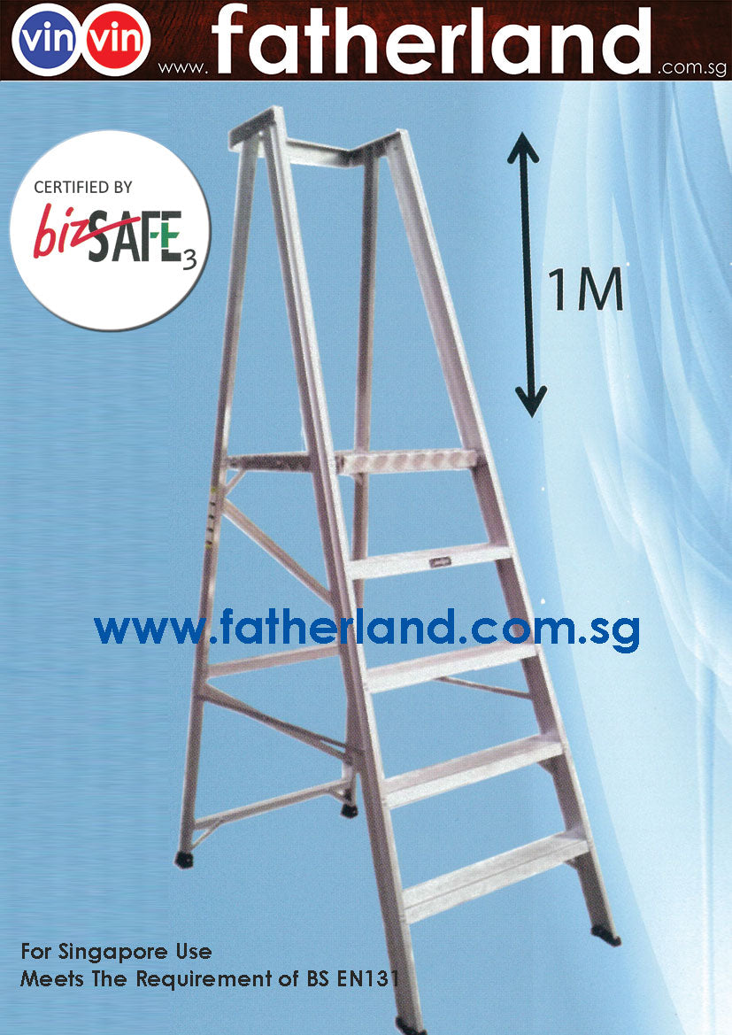 ALUMINIUM PLATFORM LADDER FL Series - www.fatherland.com.sg