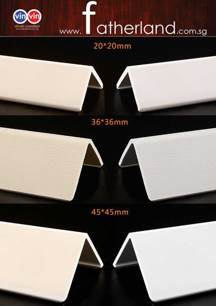 vinvin custom make PVC angle corner guard - www.fatherland.com.sg