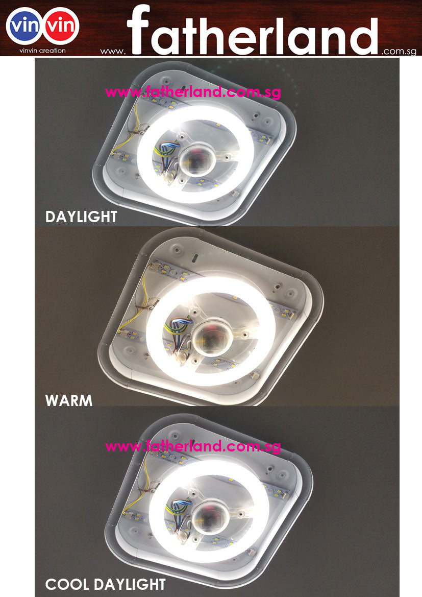 DAIYO LED MODEL /180-250V/24W 3 COLOUR ( LM-98- 3C) - www.fatherland.com.sg