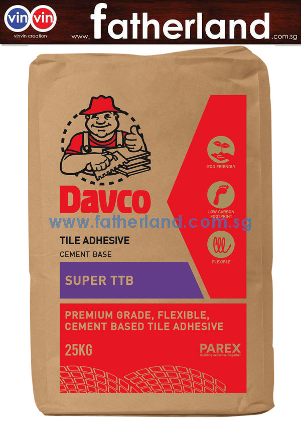 DAVCO SUPER TTB 25kg ( White Colour ) - www.fatherland.com.sg