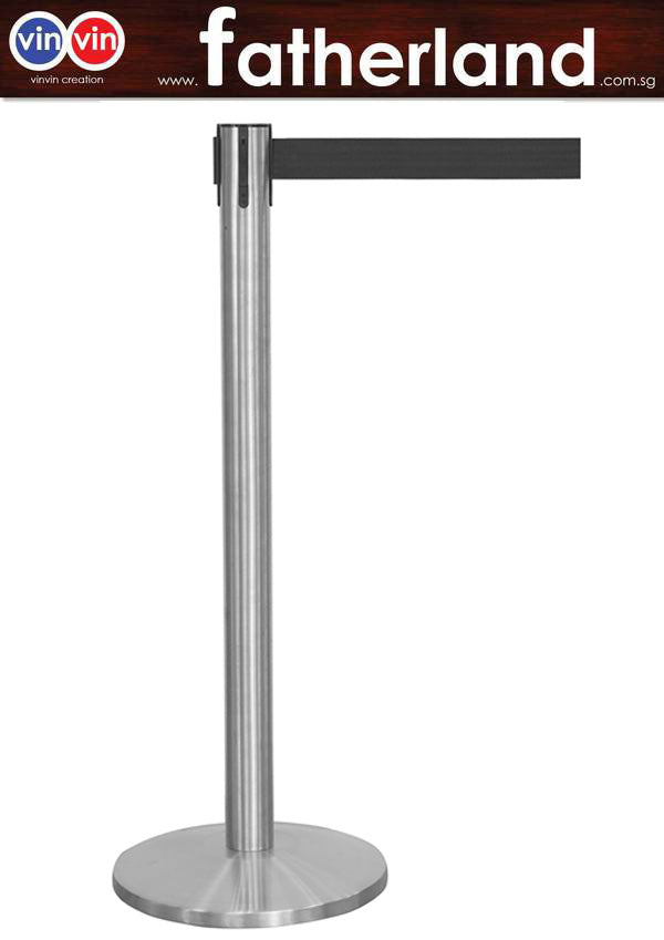 QUEUE POLE WITH BLACK BELT VIN-EC SERIES - www.fatherland.com.sg