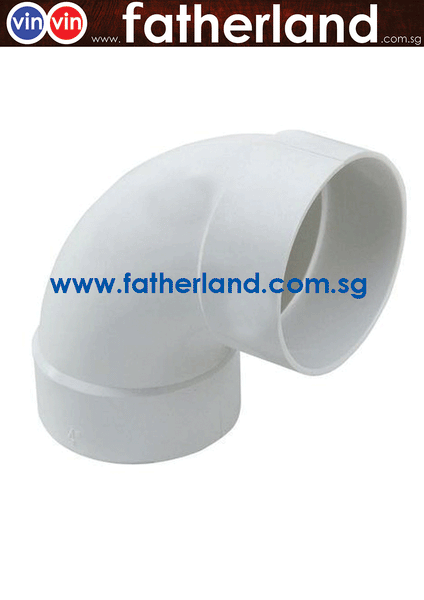 PVC ELBOW WHITE 32MM - www.fatherland.com.sg