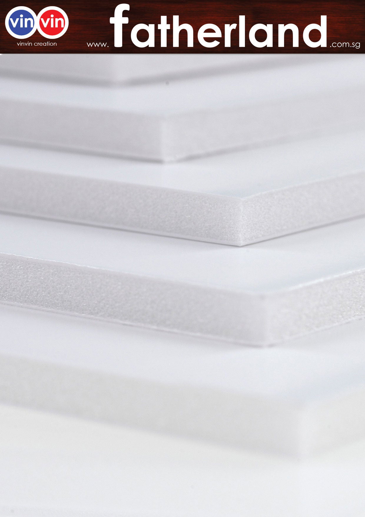 COMPRESS FOAM BOARD 1220 X 2660 X 5MM ( WHITE ) - www.fatherland.com.sg
