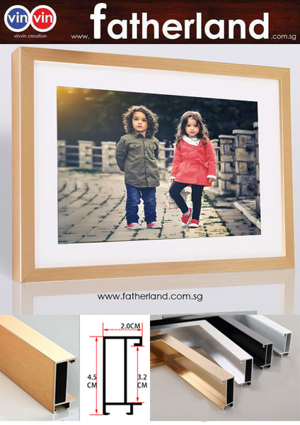 ALUMINIUM SNAP FRAME ( GOLD WB SERIES ) - www.fatherland.com.sg