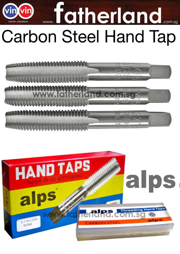 ALPS CARBON STEEL HAND TAP 3/8" X 19 BSP - www.fatherland.com.sg