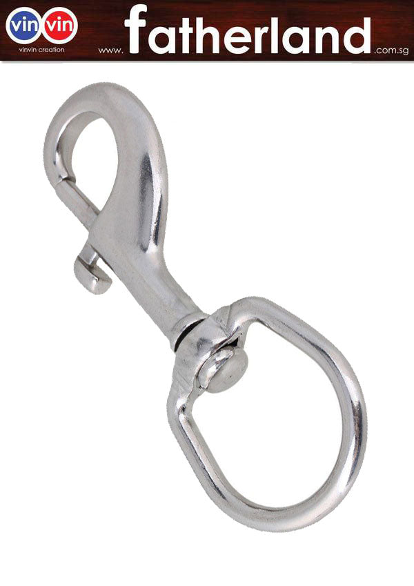 STAINLESS STEEL SWIVEL BOLT SNAP HOOK - www.fatherland.com.sg