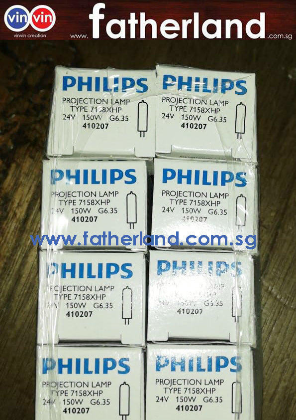 PHILIP 7158XHP 150W G6.35 24V 1CT/10X10F - www.fatherland.com.sg