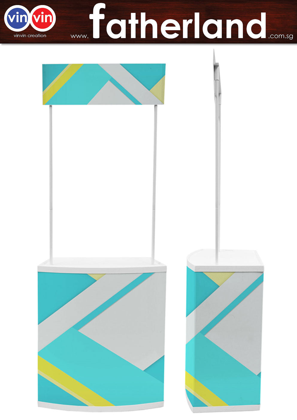 Promotion Counter (PVC) - Small - www.fatherland.com.sg