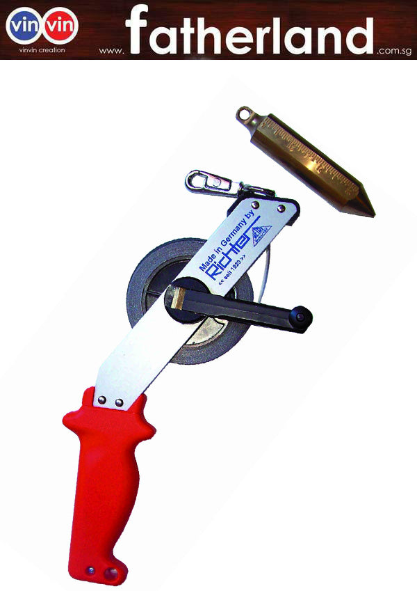 RICHTER WATER DEPTH MEASURING TAPE - 15 METER - www.fatherland.com.sg