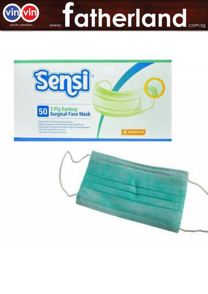 Sensi 3 Ply Earloop mask - www.fatherland.com.sg