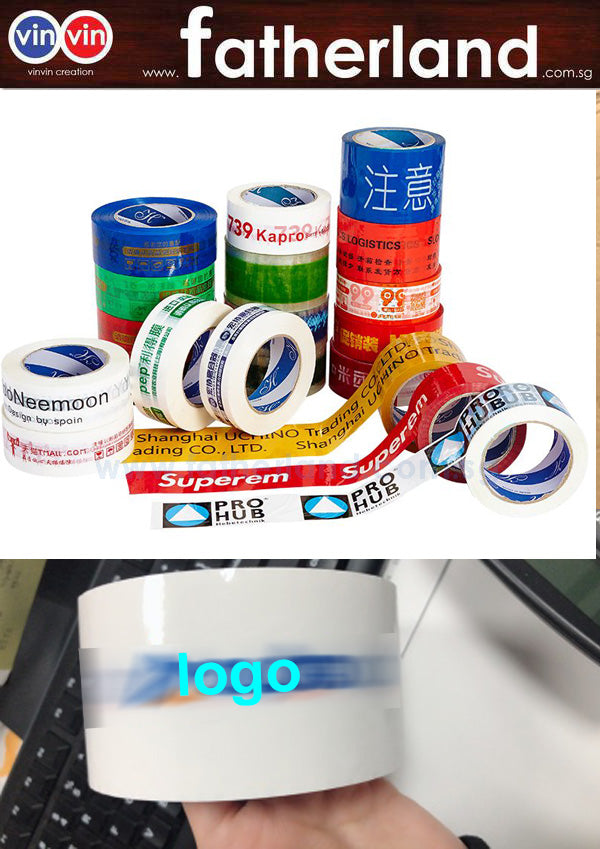Logo packing tape ( Custom Made ) - www.fatherland.com.sg